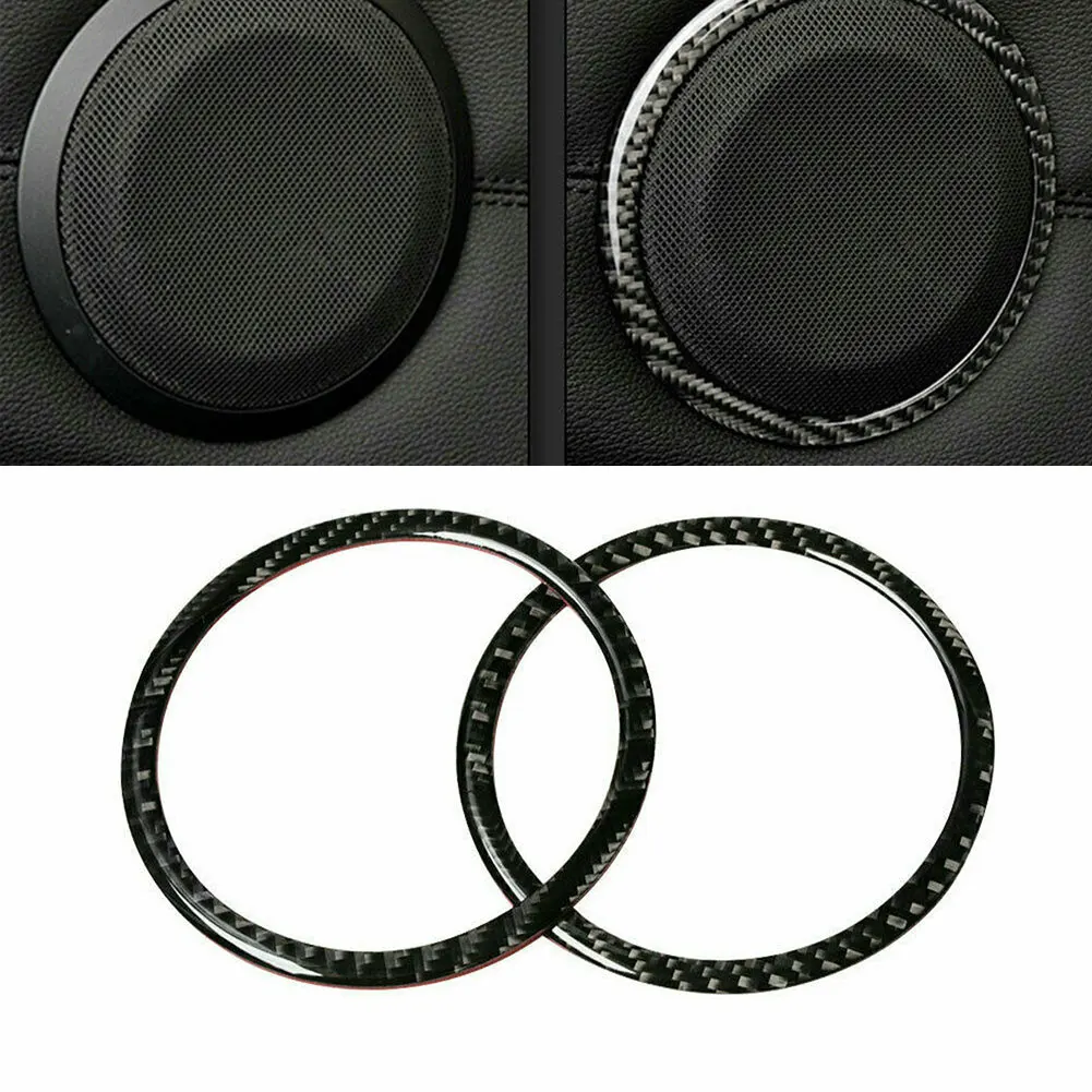 Door-Loudspeaker-Frame-Trim-Carbon-Fiber-Door-Loudspeaker-Frame-Trim ...