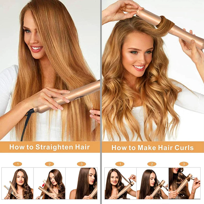 How To Quickly Curl Hair With Straightener | ppgbbe.intranet.biologia ...