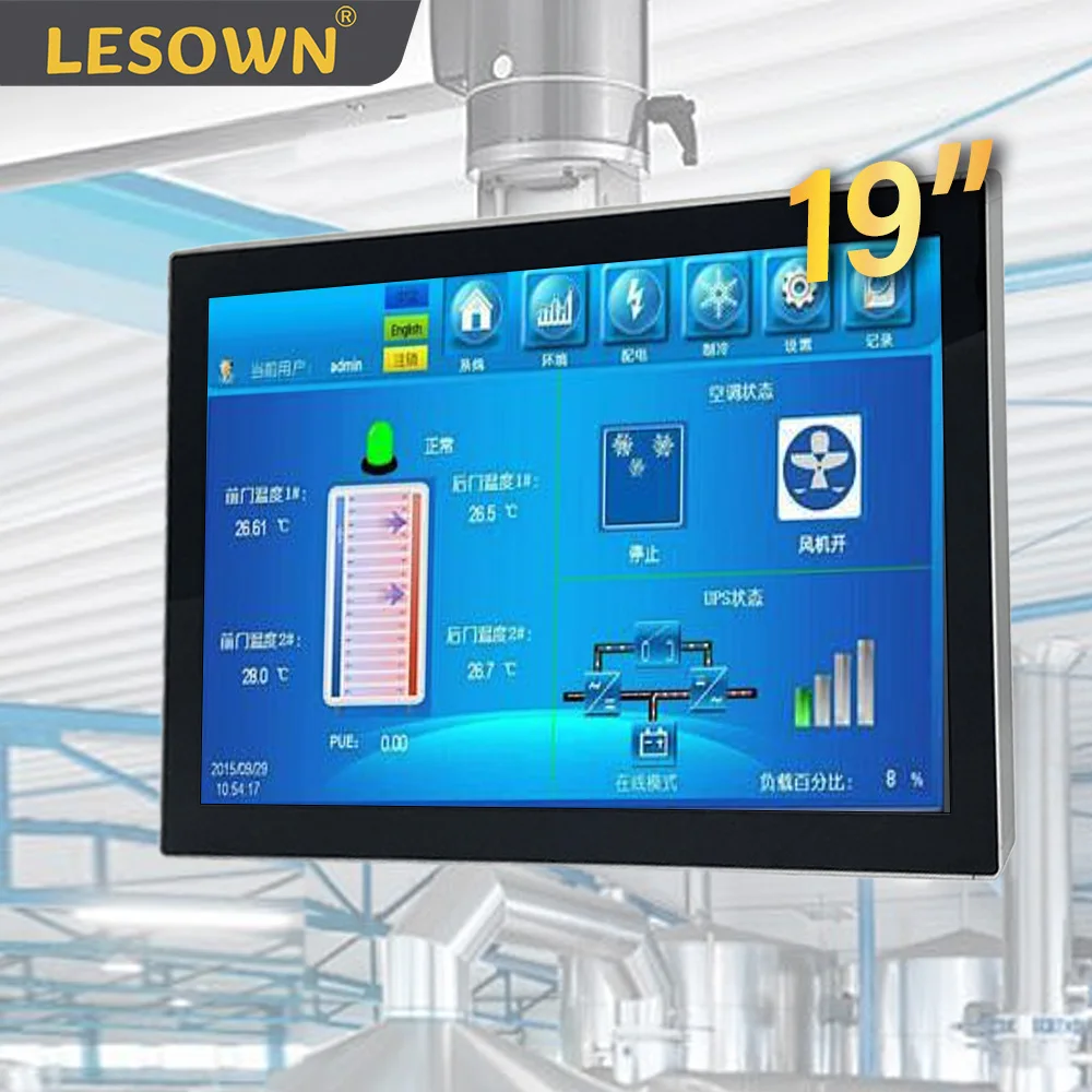 LESOWN 18.5 19 Inch PC Touchscreen Monitor Touch Optional 1440x900 ...