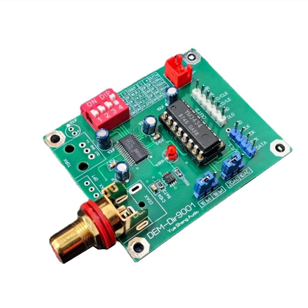 DIR9001-YM3434-Digital-Reception-PCM56-DAC-Decoder-Board-Fiber-Coaxial-Input-To-IIS-Output-24bit ...