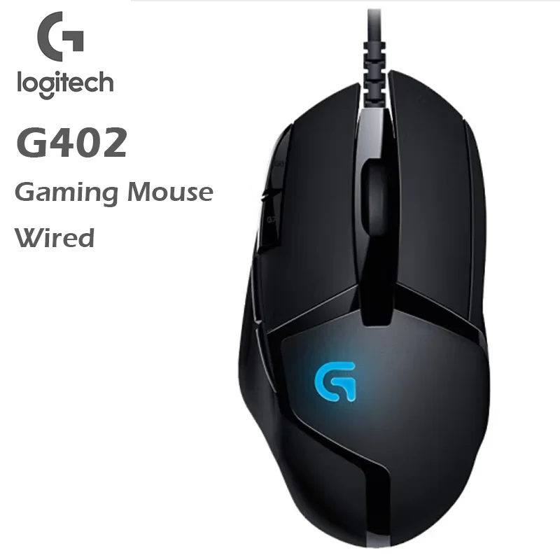 Logitech G402 Hyperion Fúria Com Fio Gaming Mouse 4,000 DPI/Leve/8 ...