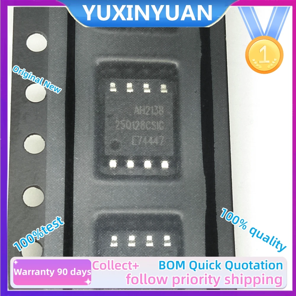 2PCs-Lot-W25Q128FV-W25Q128FWSQ-GD25Q128CSIG-GD25Q127CSIG-MX25L12835FM2I-10G-MX25U12835F ...