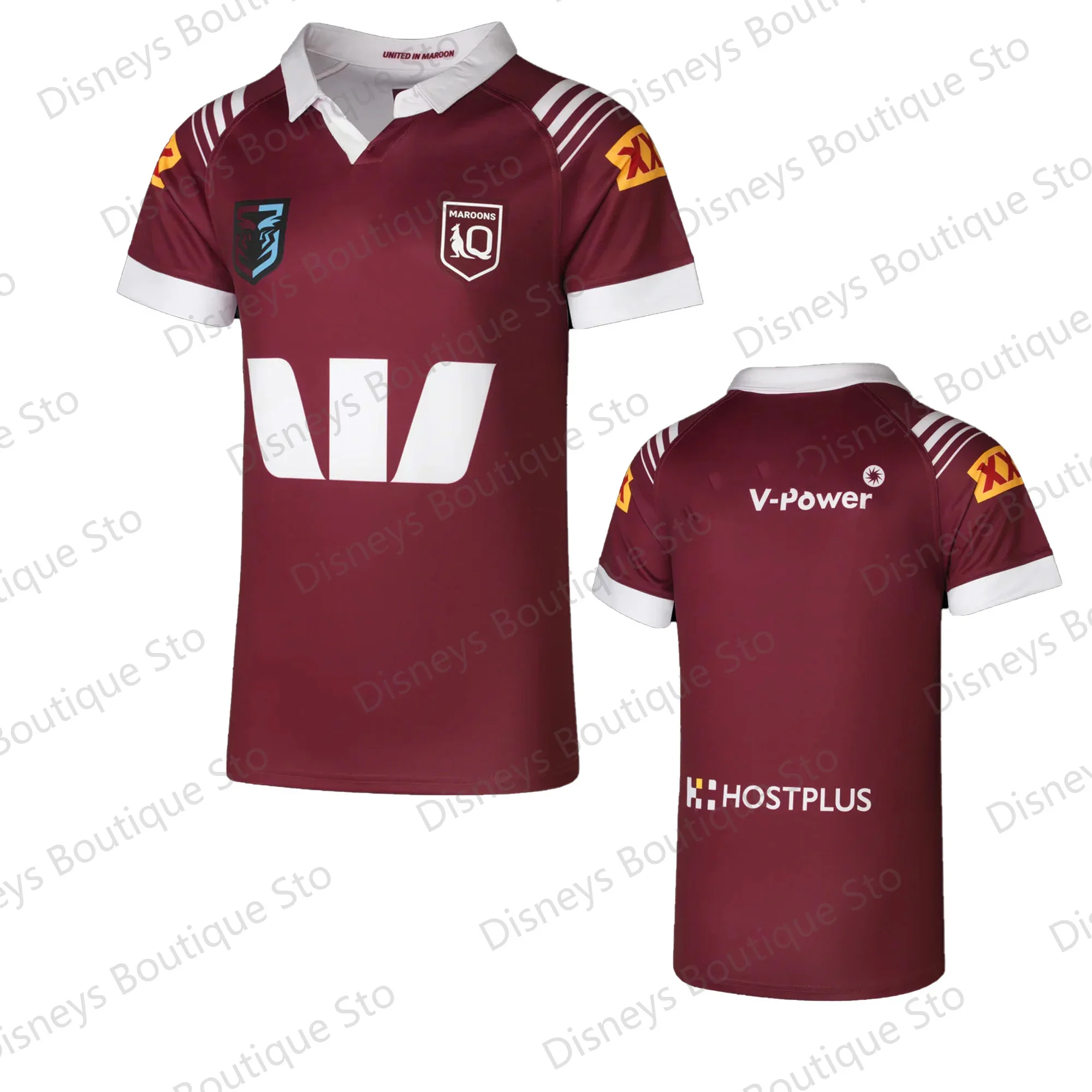 2024 New Arrival Summer Australian NRL QLD Maroons Jersey Training ...