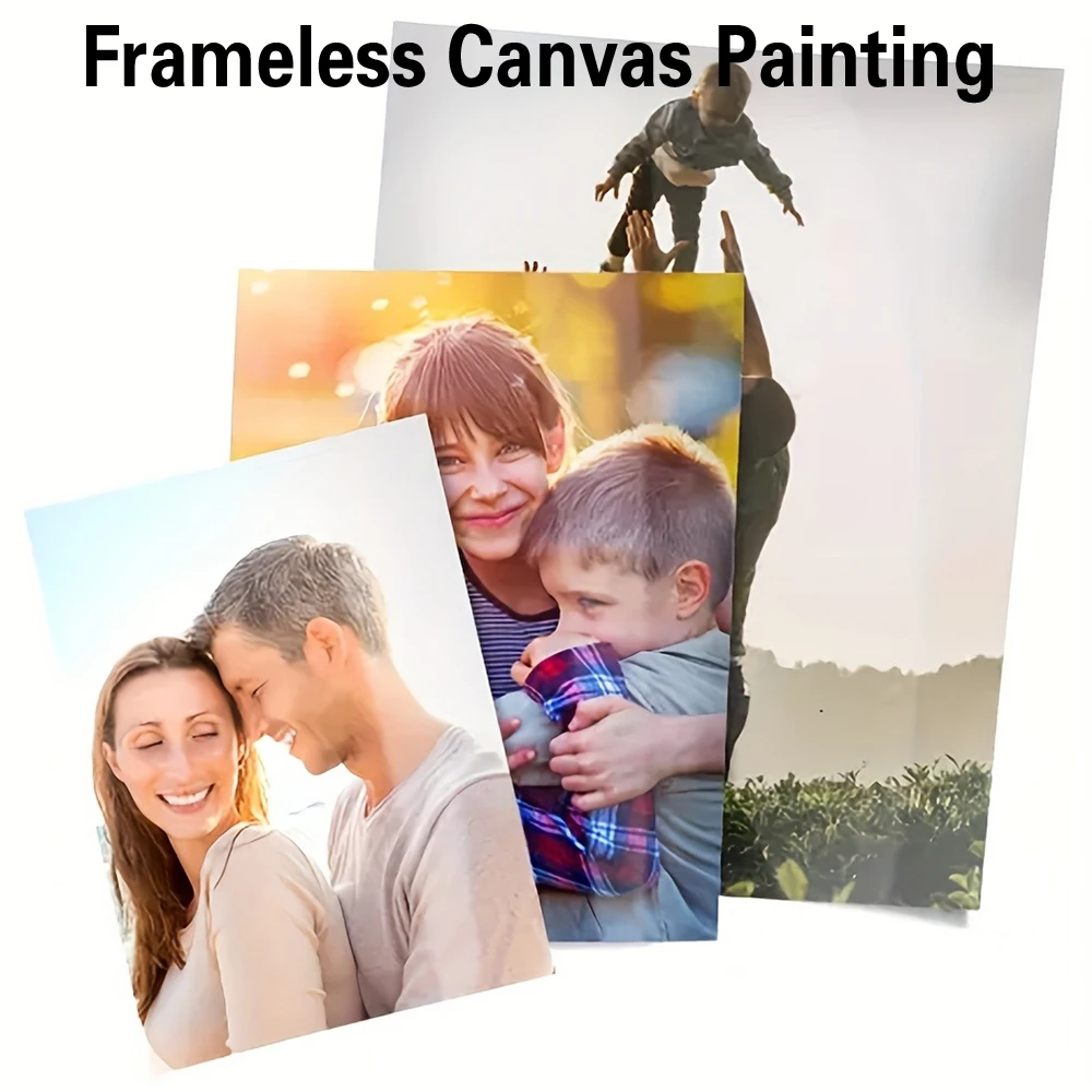 1pc Frameless Personalize Custom Photo Family Portrait Posters And ...