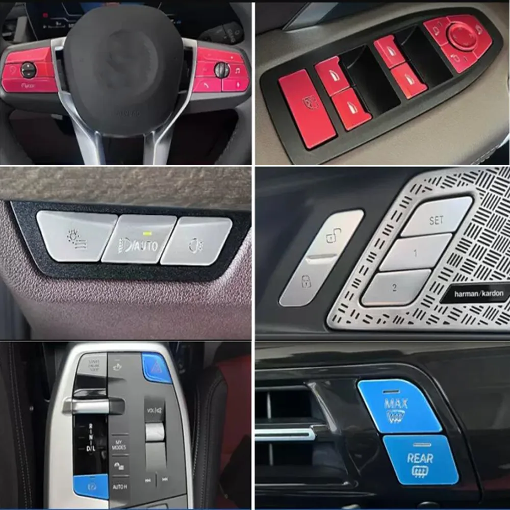 For-BMW-X1-iX1-U11-2023-Aluminum-Car-Interior-Air-Conditioning-Vents ...