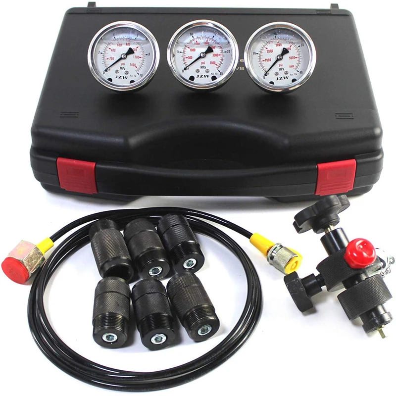 Hydraulic-Nitrogen-Accumulator-Charging-System-Pressure-Gauge ...