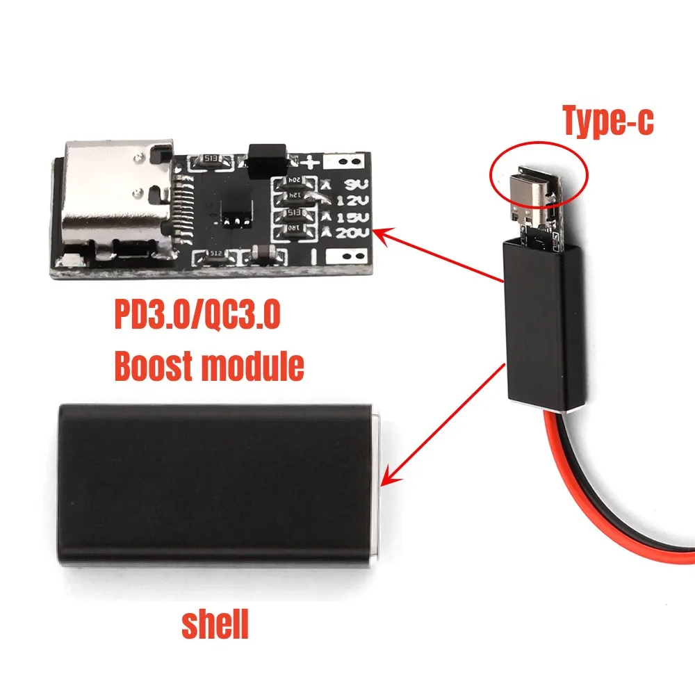 USB-C-PD-Trigger-Board-Module-PD-QC-Decoy-Board-Fast-Charge-USB-Type-c ...