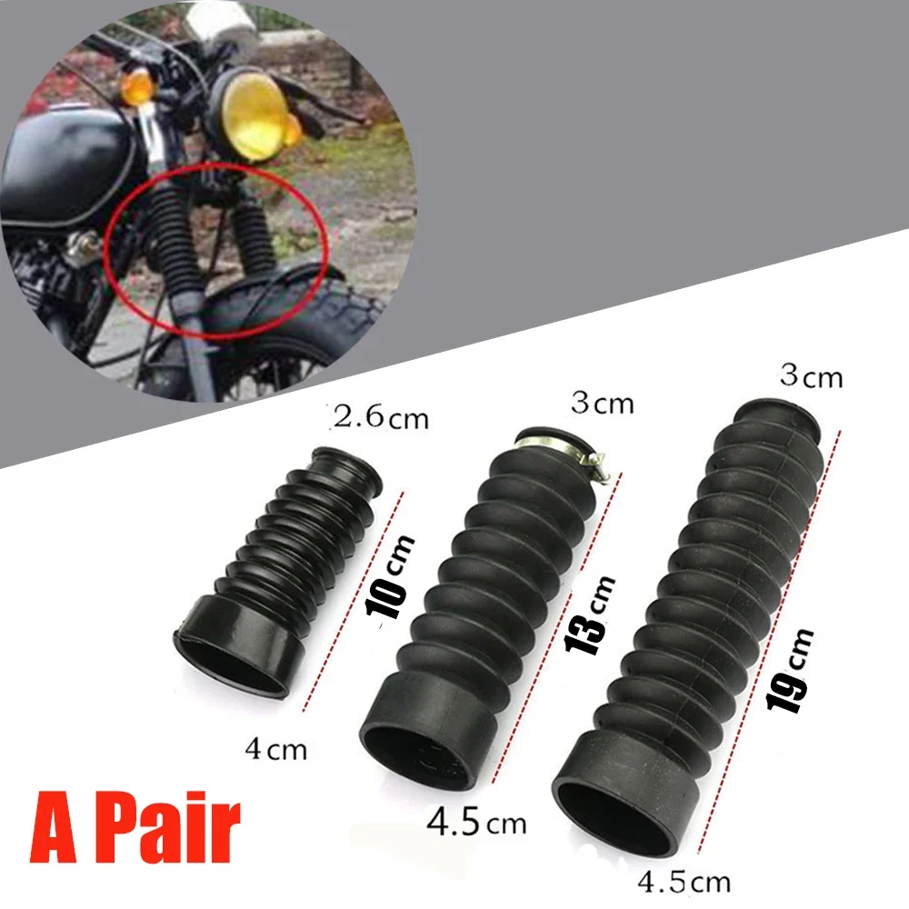 Motorcycle-Front-Fork-Cover-Gaiters-Gators-Boot-Shock-Absorber ...