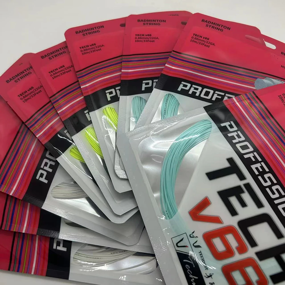 10PC-Badminton-Racket-String-0-66mm-Professional-Badminton-Ball-Net ...