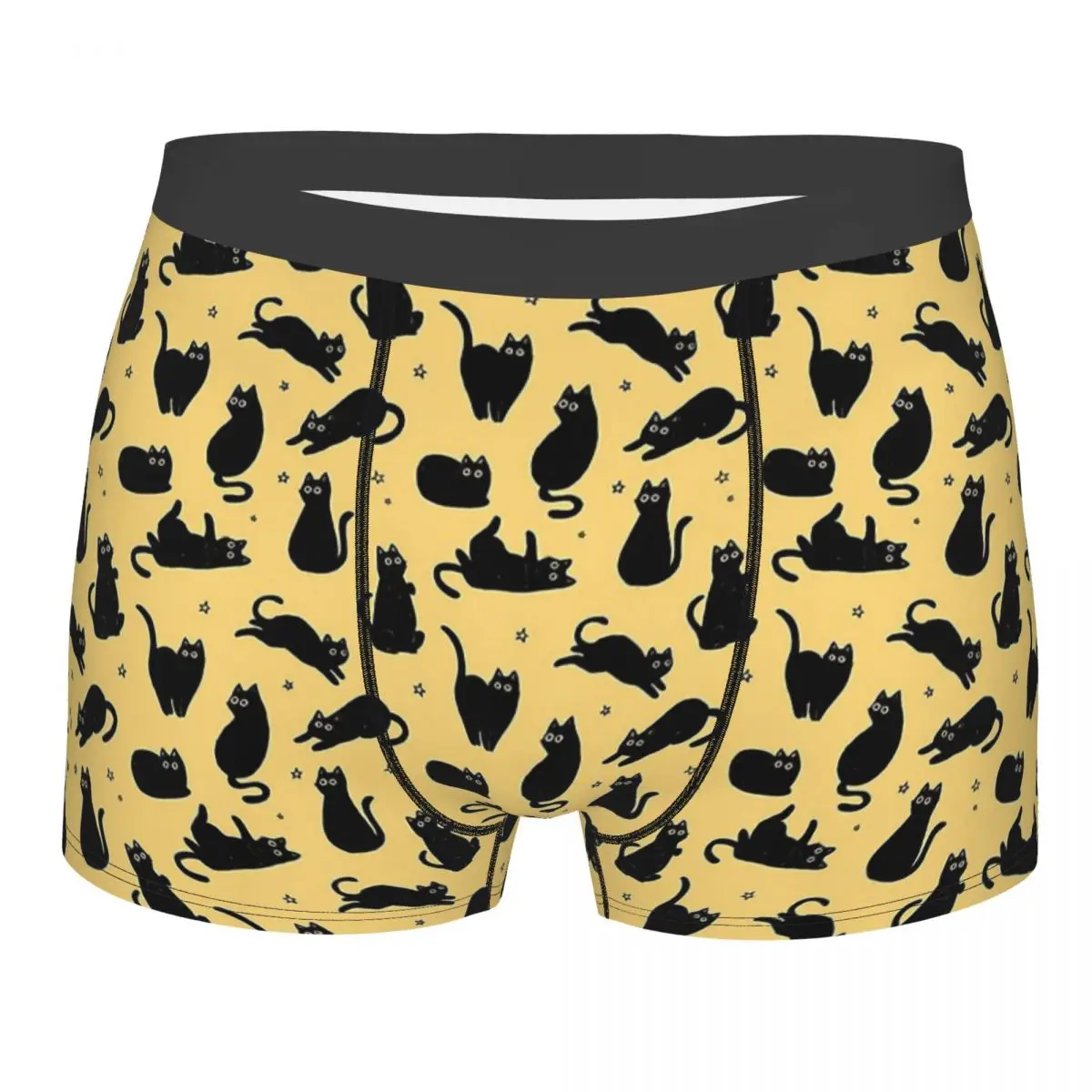 Calzoncillos-con-patr-n-de-gato-negro-para-hombre-ropa-interior-c-moda ...