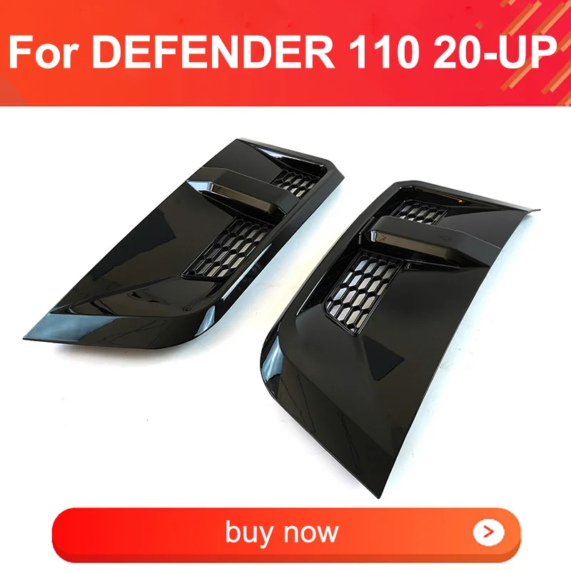 1-Pair-Black-Air-Intake-Grill-for-Land-Rover-Defender-90-110-ABS-New ...