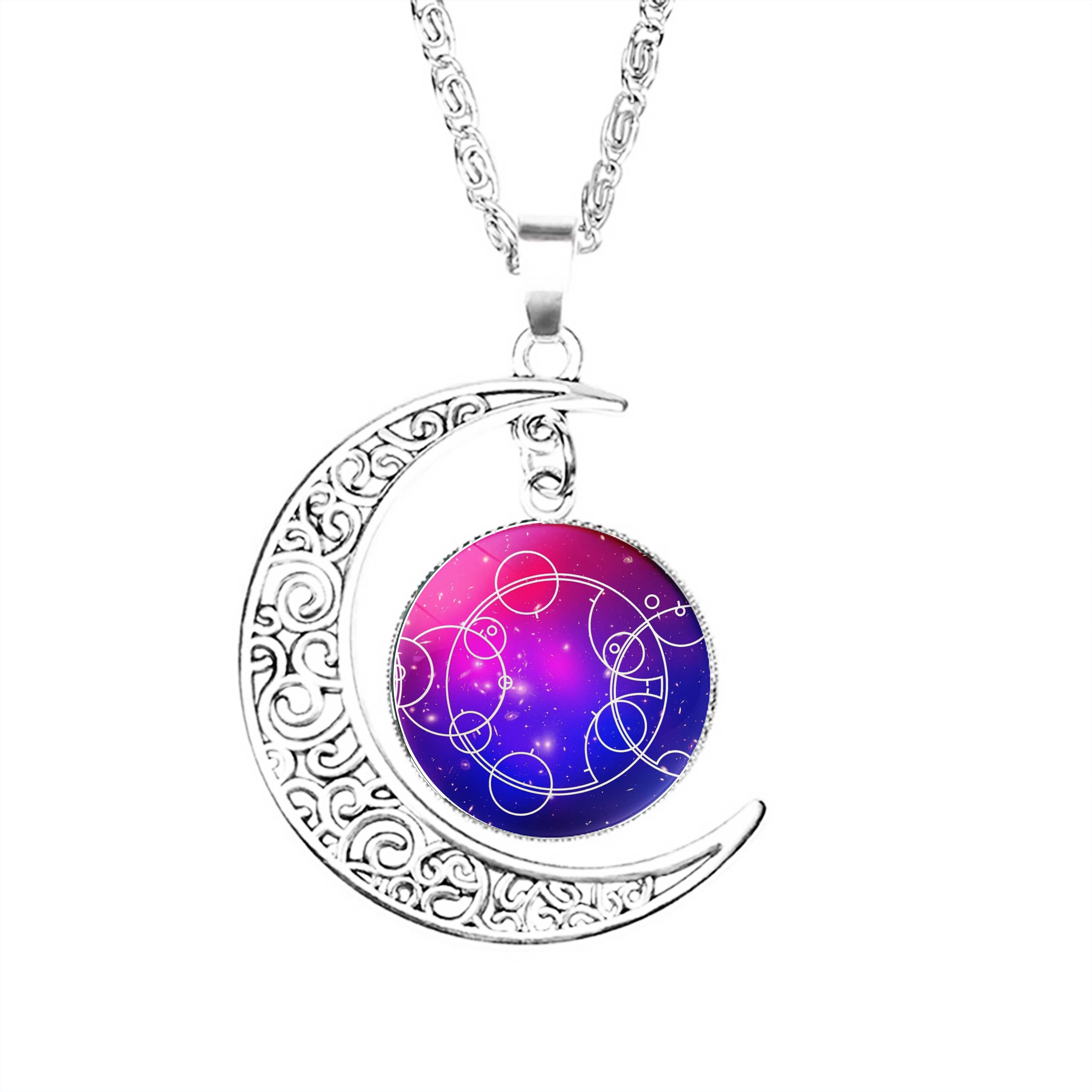 Nebula Moon Necklace