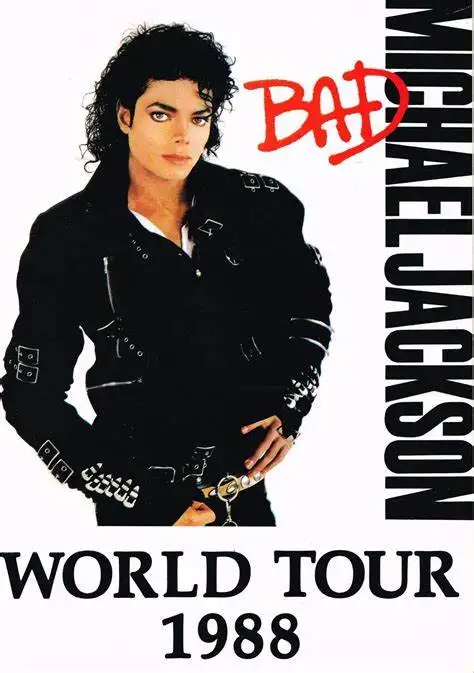 Michael Jackson Bad Tour Poster