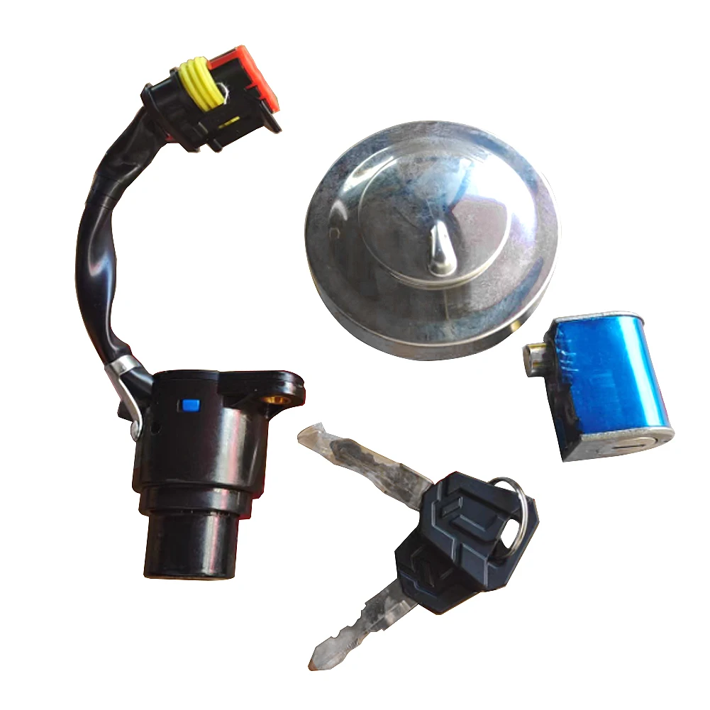 Motorcycle-Accessories-Ignition-Switch-Lock-Fuel-Gas-Tank-Cover-Lock-W ...