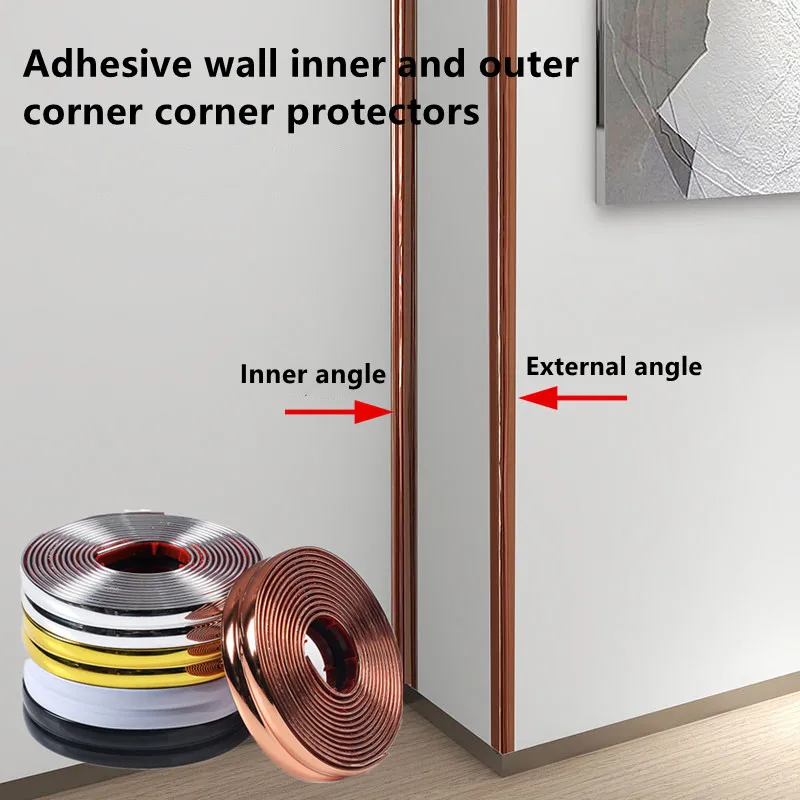 2M-Self-Adhesive-Wall-Corner-Molding-Trim-Tape-table-edge-protector-PVC ...