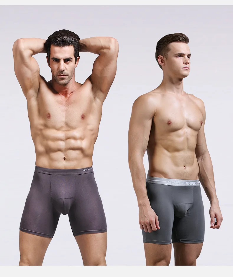 Boxer-shorty,Grande Taille XL-7XL Hommes Boxers Shorts Sexy Sous-Vêtements Respirant Modal ...