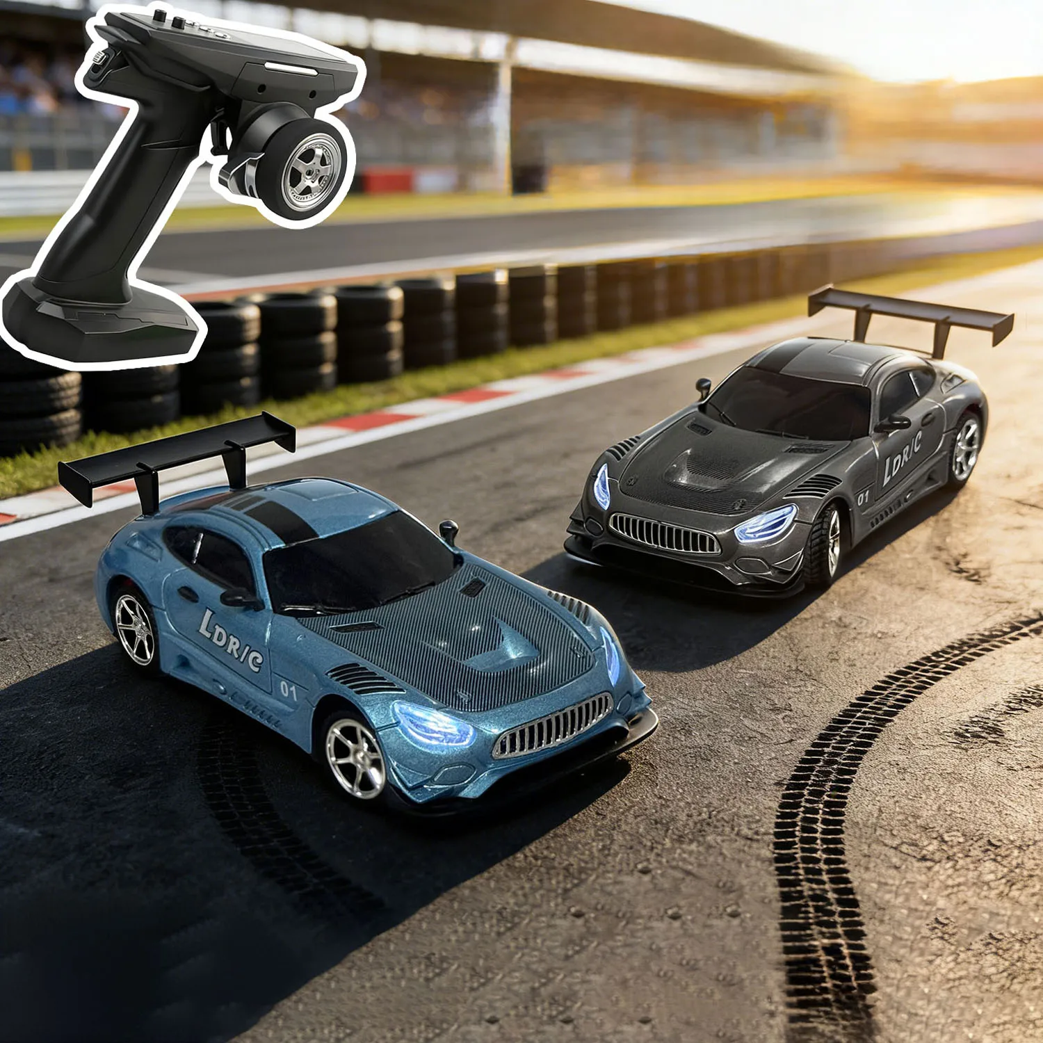 1/43 LDRC LD4301 Radio Control Drifting Car 4X4 RC Racing Vehicle Model ...