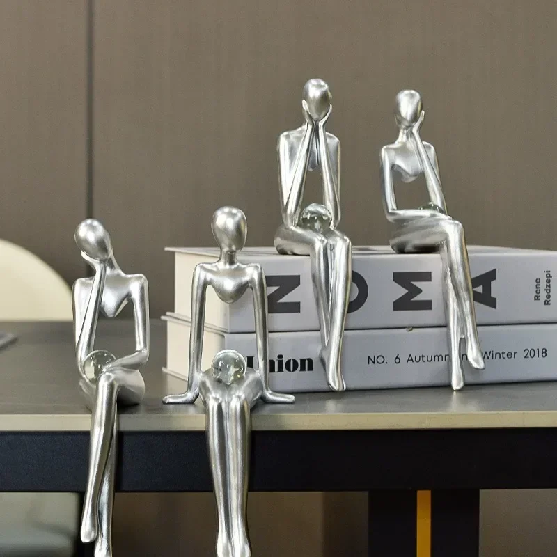 Figurines-for-Interior-Modern-Home-Decoration-Abstract-Sculpture-Luxury ...