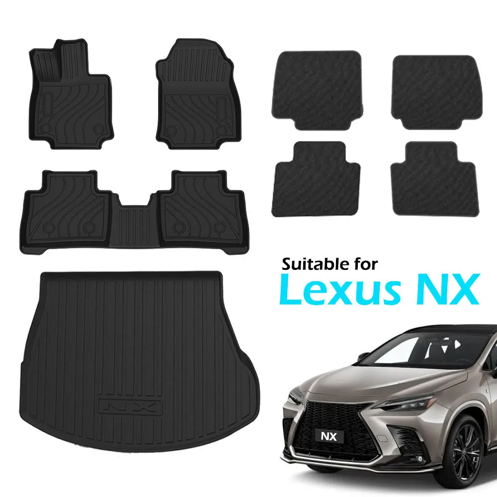 All Weather TPE Floor Mats for Lexus NX 2026 2025 - 2022 NX250 NX350 F ...