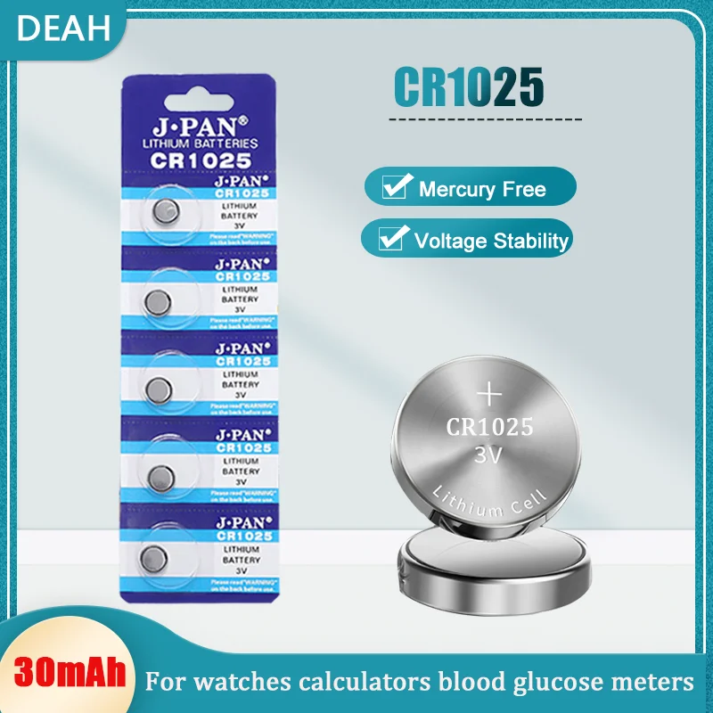 Pila-de-bot-n-CR1025-de-5-20-piezas-DL1025-ECR1025-BR1025-CR-1025-3V ...