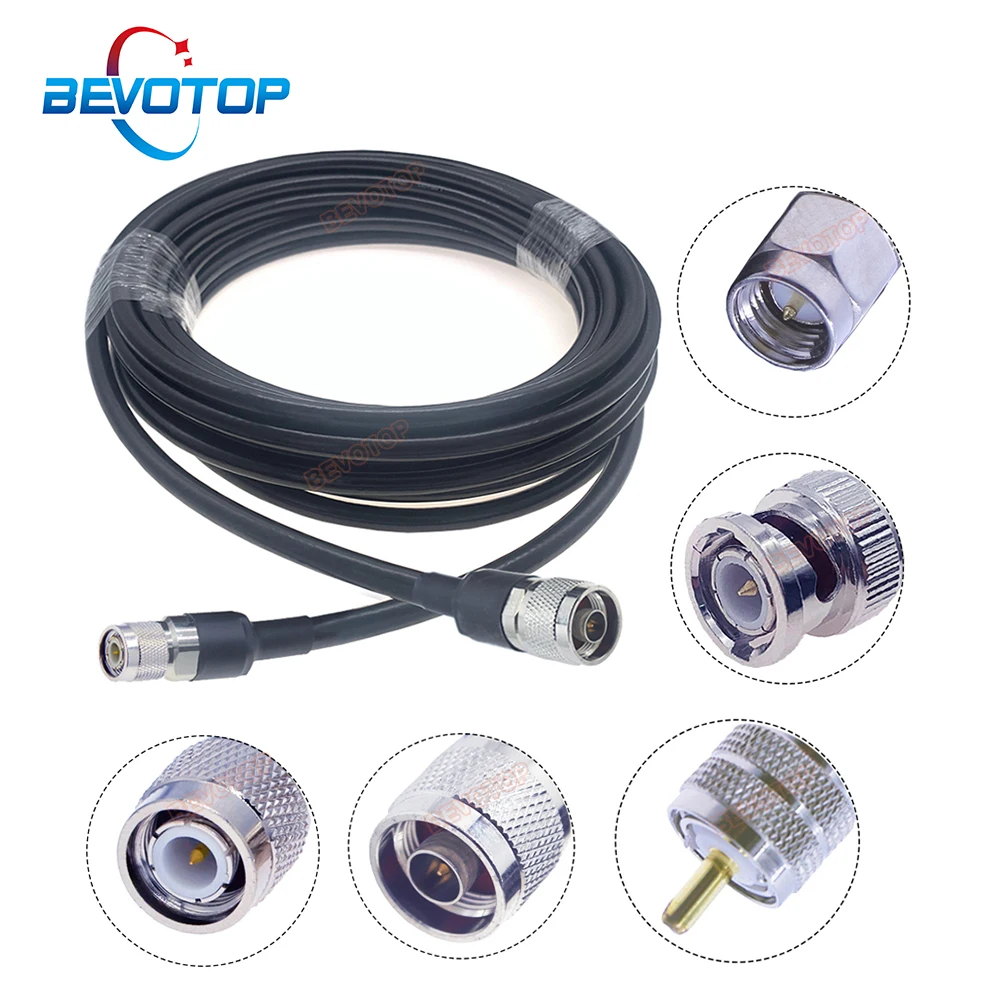 TNC LMR400 Cable TNC Male to TNC/BNC/UHF/SMA /N Connector LMR 400 Low Loss 50 7 Pigtail 50 ohm ...