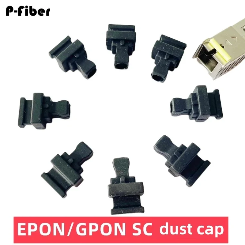Fiber optic dust plug 100pcs for EPONGPON module SC port plug SFP ...