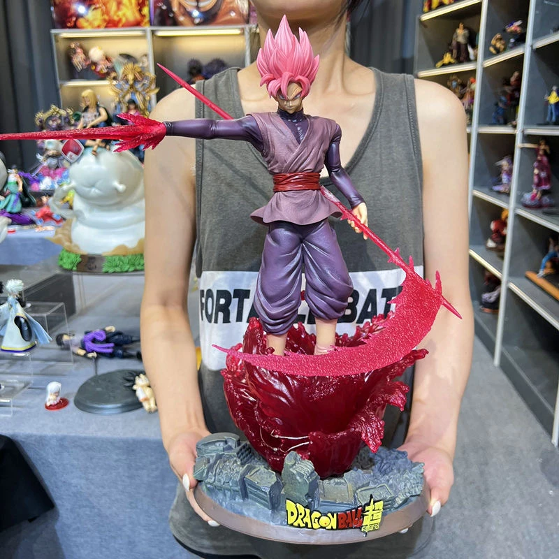 Bandai 43cm Dragon Ball Z Anime Figure Six Heads Gk Saiyan Big Fish ...