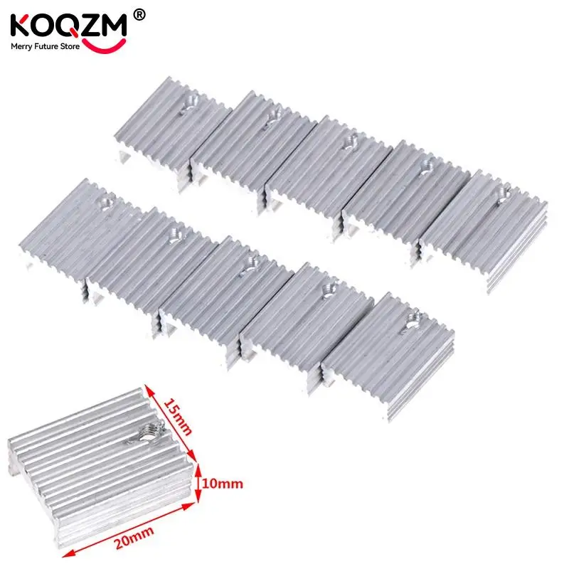 10pcs-Aluminium-Heat-Sink-Transistor-Radiator-for-TO-220-7805-7812 ...