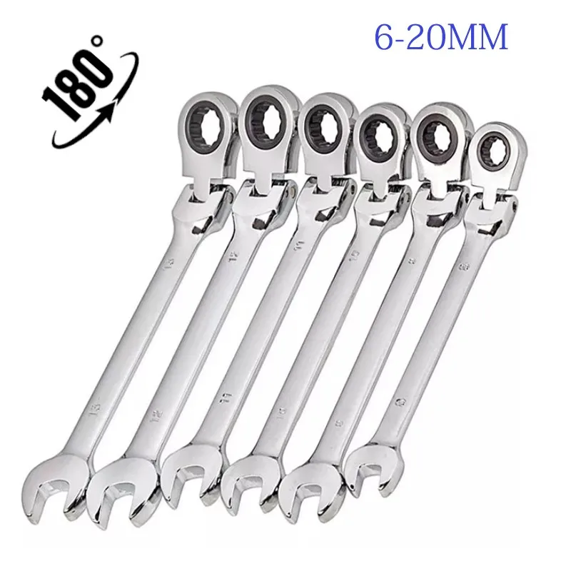 Flexível catraca ação chave inglesa ferramenta porca catraca para ...