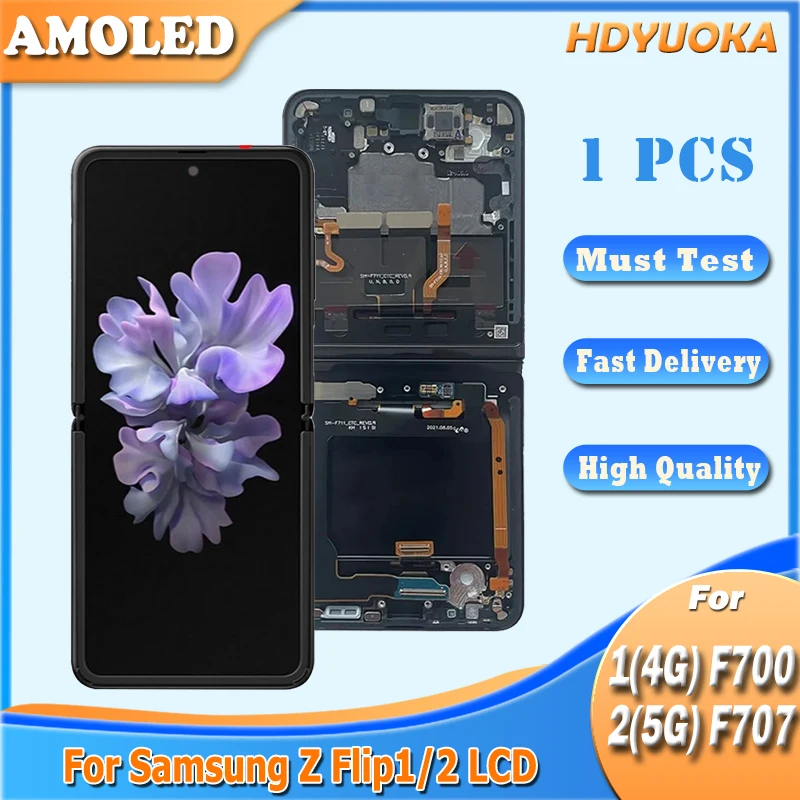 6-7-Amoled-LCD-For-Samsung-Z-Flip1-4G-LCD-F700-Display-Touch-Screen ...