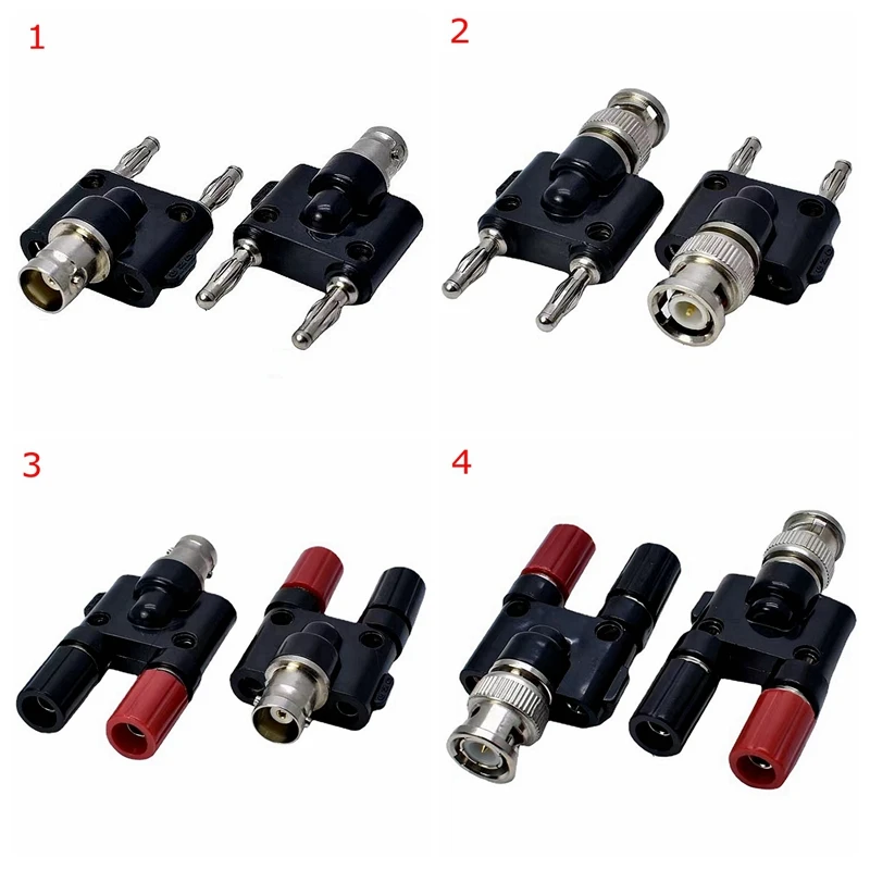 Q9-BNC-to-Banana-Two-Dual-4mm-Male-Female-Jack-Coaxial-connector-RF-BNC ...