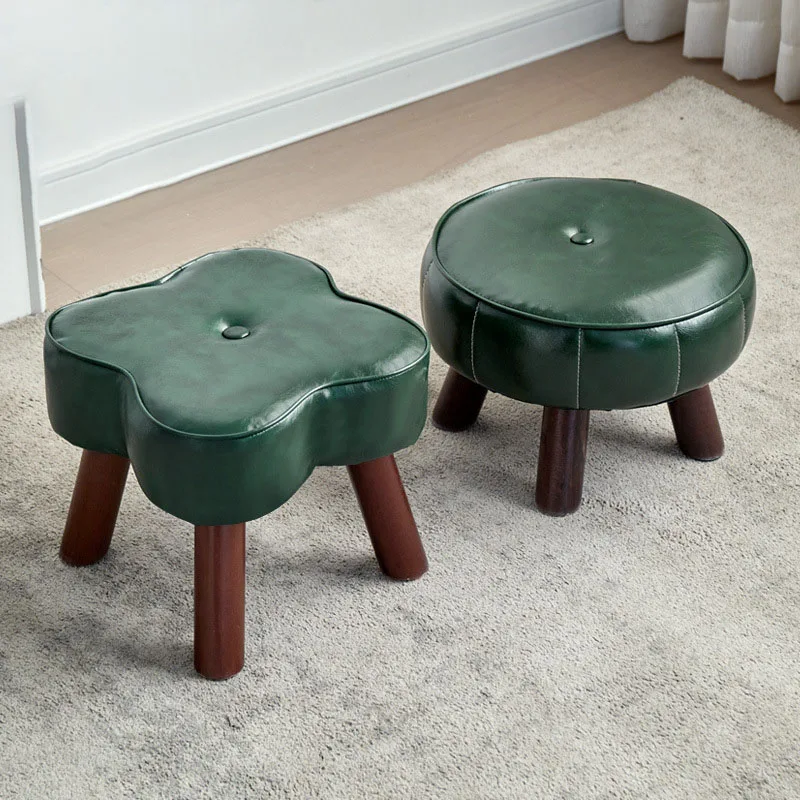 Modern-Chinese-Solid-Wood-Small-Stool-Sofa-Ottoman-Muebles ...