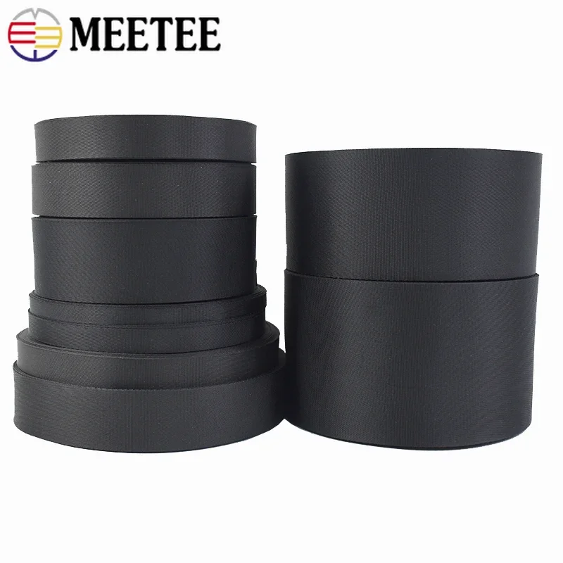 10M-Meetee-10-100mm-Nylon-Webbing-Band-0-7mm-Thick-Black-Ribbon-Bag ...