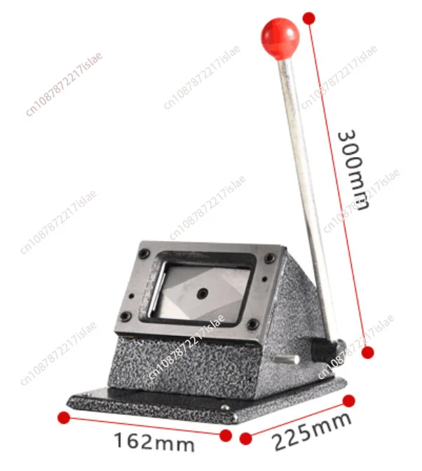 Heavy duty card cutting machine 86 * 54 rounded corner PVC card machine ...