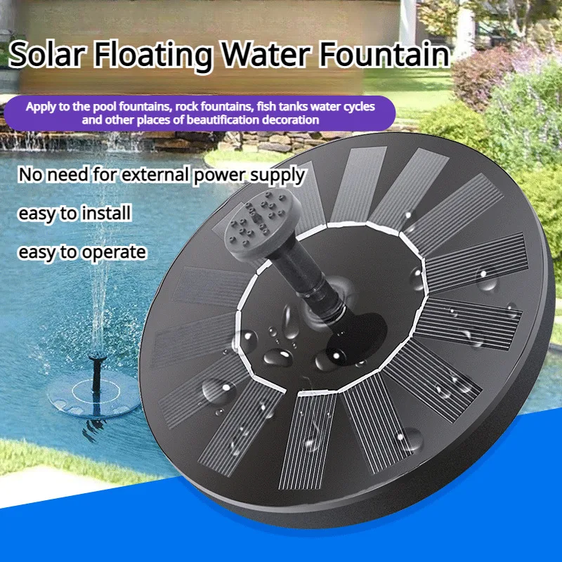 Solar-floating-fountainFountain-Garden-Decoration-Floating-Garden ...