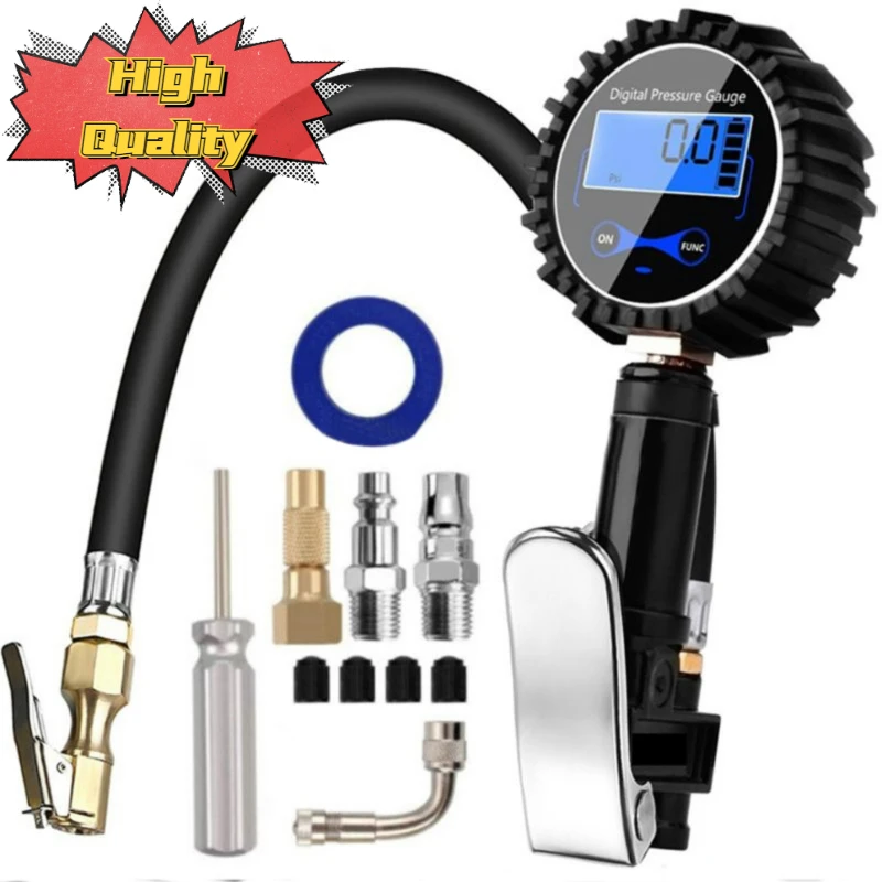 200PSI-LCD-Display-Tire-Pressure-Gauge-Digital-Tire-Tester-Air-Pressure ...