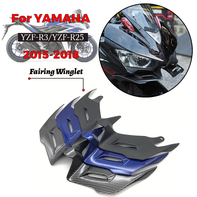 MTKRACING For YAMAHA YZF R3 YZF R25 YZF R3 2015 2018 Front Fairing ...