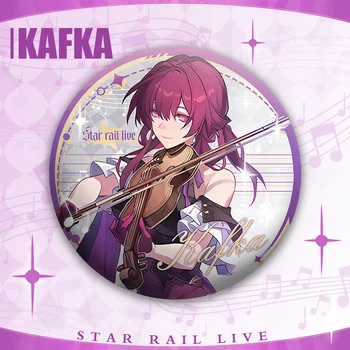 1PC Anime Games Honkai: Star Rail Kafka Aventurine Concert Badges ...