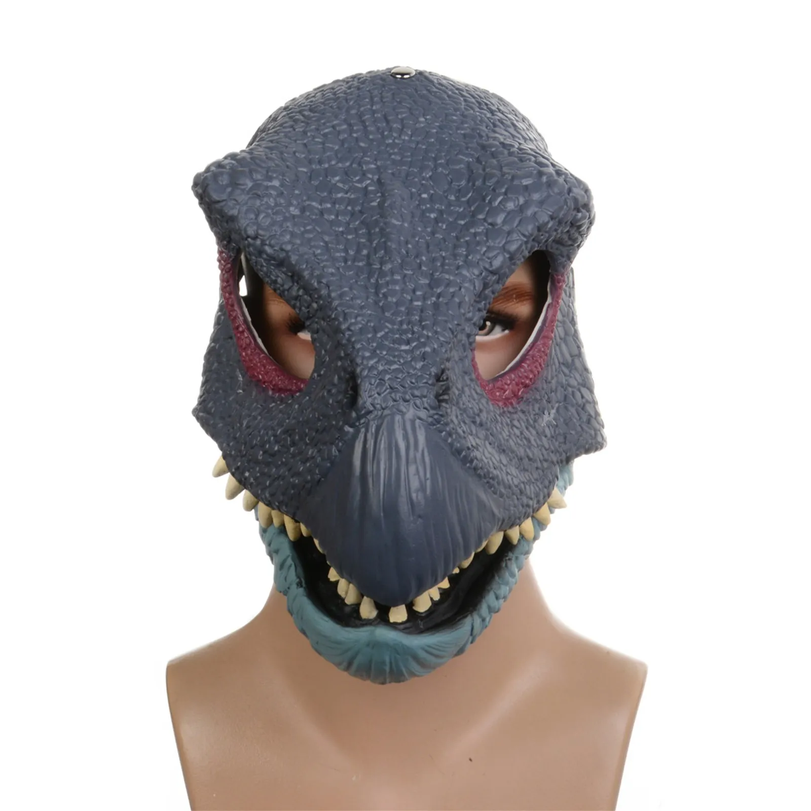 Dinosaur-Mask-Moving-Jaw-Jurassic-Latex-Tyrannosauru-Model-Opening-Jaw ...