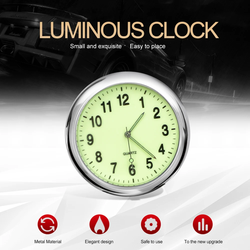 Luminous-Car-Clock-Automobiles-Internal-Stick-On-Watch-Mini-Fashion ...