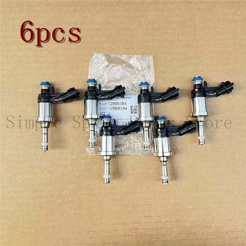 6PCS-Fuel-Injectors-For-Chevrolet-Camaro-Traverse-For-Acadia-CTS-3-6L ...