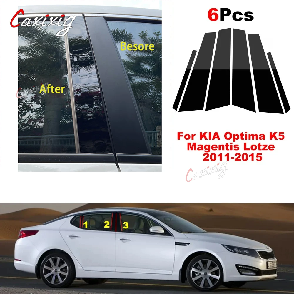 Pegatina-embellecedora-para-puerta-y-ventana-de-coche-cubierta-para-KIA ...