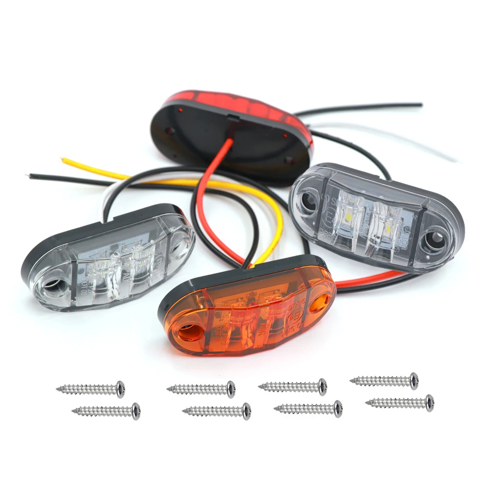LED12V 24V Trailer Truck Position Clearance Lights Side Marker Lamp ...