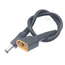 XT60 Male / Female Connector To DC 5.5*2.5 5.5x2.1mm Power Cable ...
