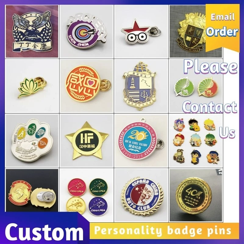 Customized-personalized-metal-pins-production-of-painted-metal-badges ...
