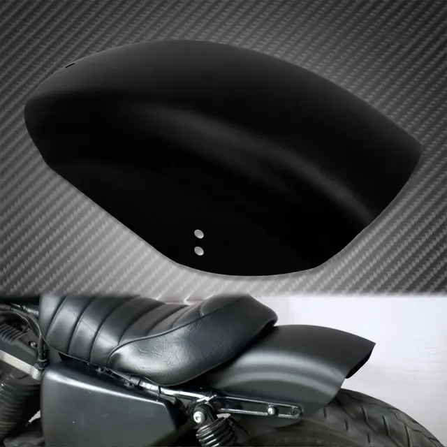 Motorcycle Flat Rear Short Fender Mudguard Cover Cafe Racer For Harley ...