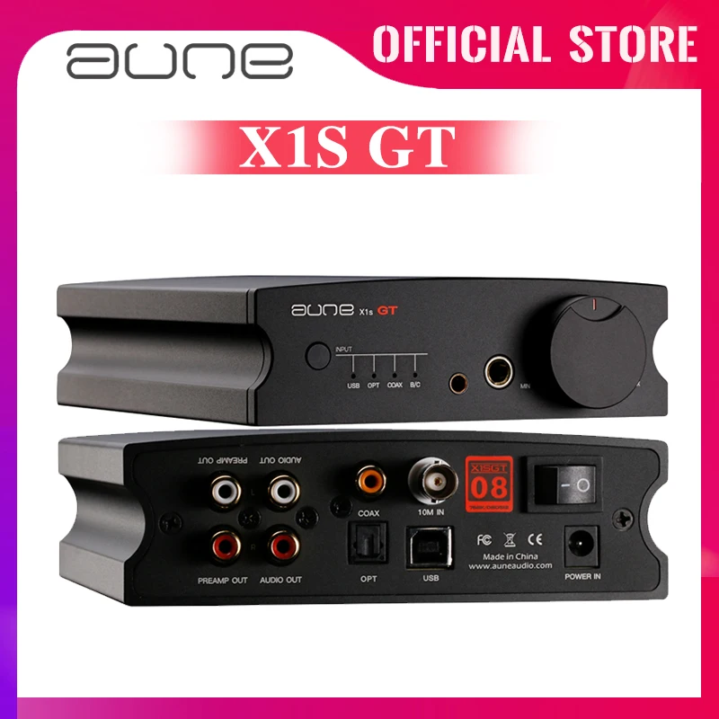 AUNE-X1S-GT-Audio-Decoder-DAC-Headphone-Amp-Digital-Music-DSD512 ...