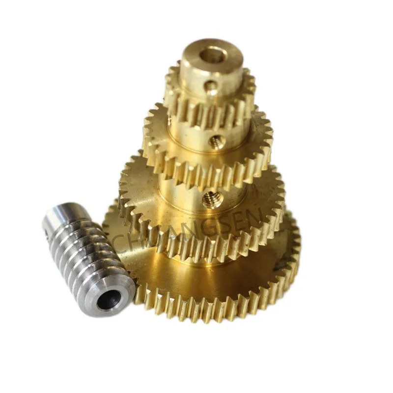 0.8M Worm Gear Spot Speed Ratio 20T/30T/40T/50T Worm 40cr Quenched and ...