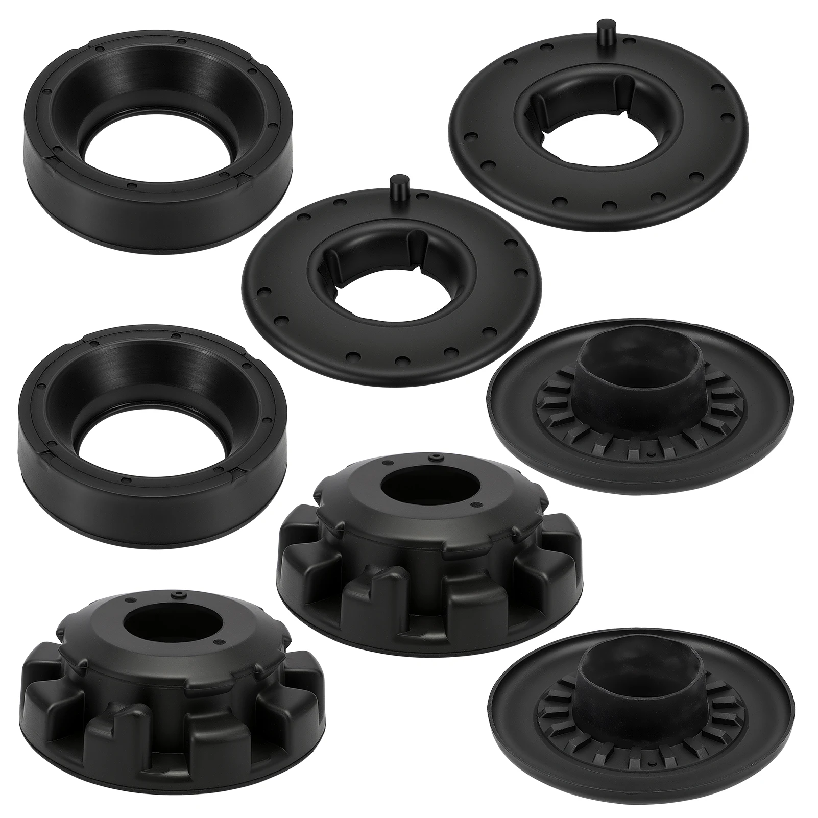 8 PCS Front Rear Upper and Lower Coil Spring Insulator Kit 52088402AB ...