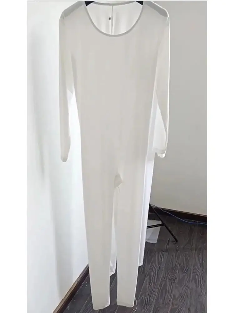 Unisex-Ice-Silk-Elastic-Catsuit-Long-Sleeve-Bodysuit-Tights-Leotard ...